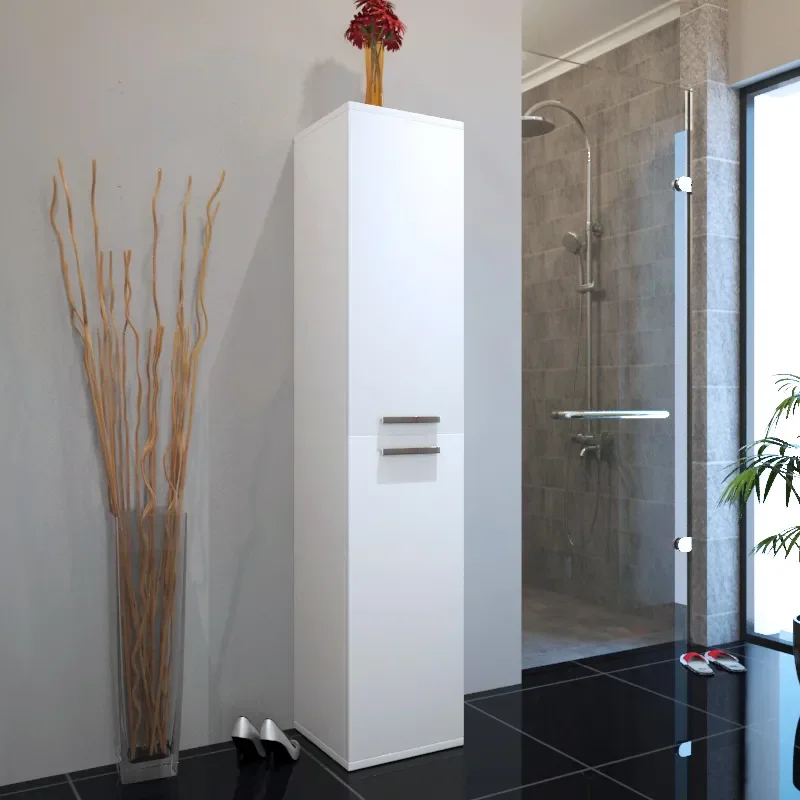 Patello Tall Boy Storage White Bathroom City